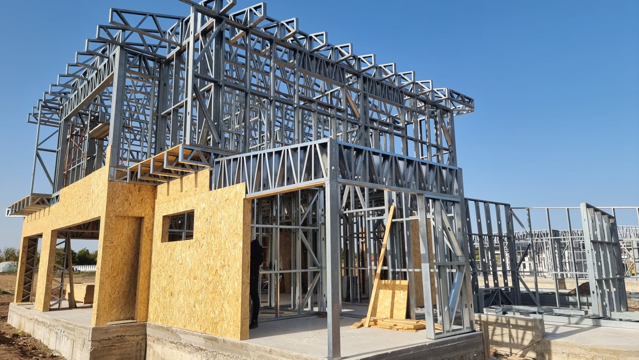 Casa structura metalica - Case pe structura metalica