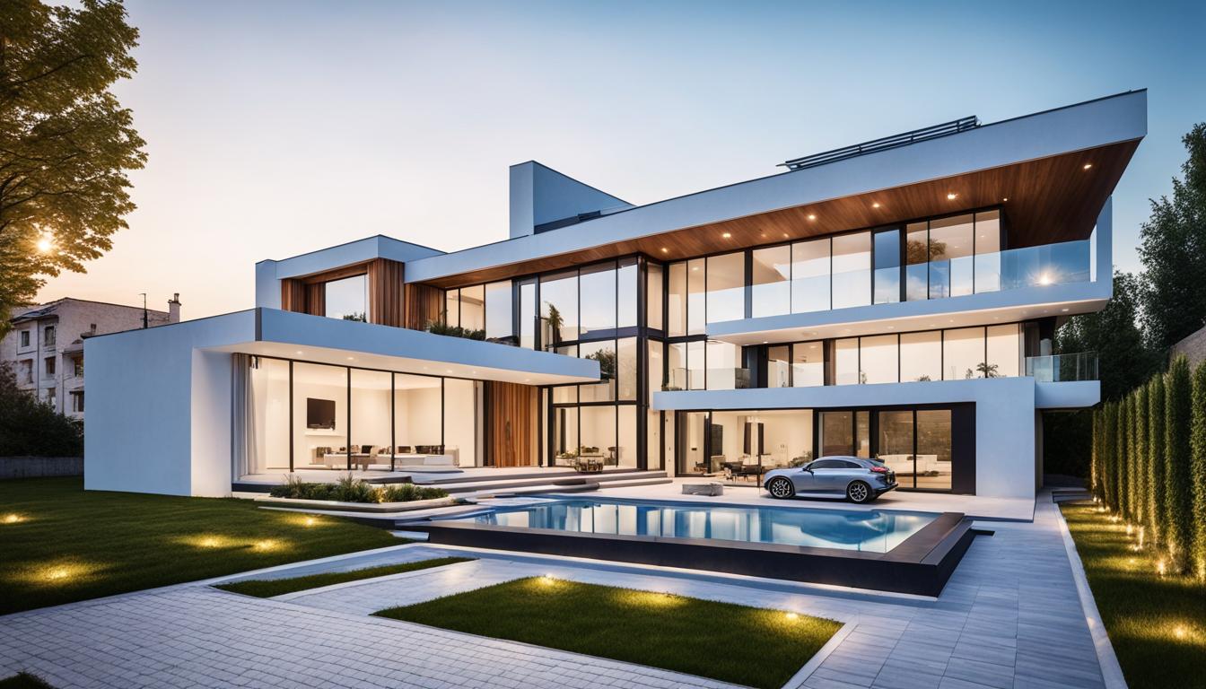 Proiect casa de lux modern și spațios în București