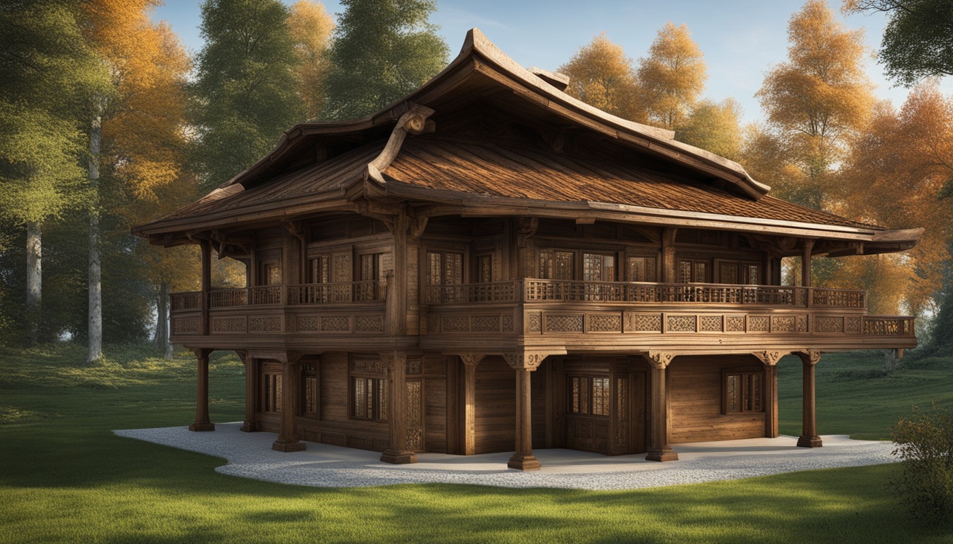 Structuri din lemn, case de lemn de vis în România